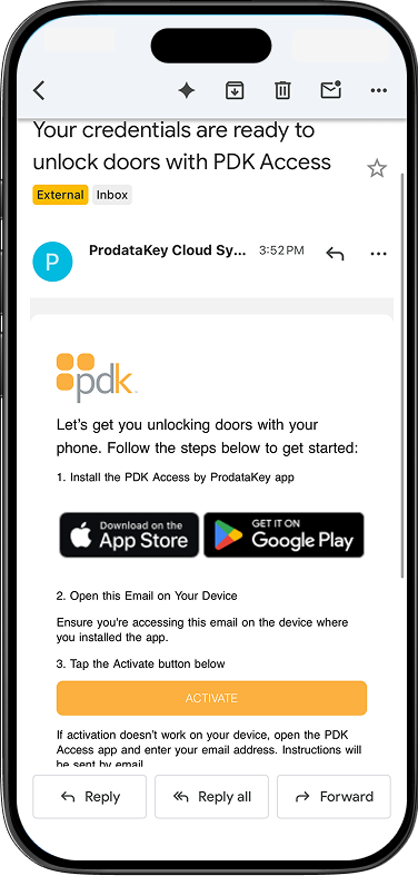 How to redeem a Bluetooth or Mobile Credential in the PDK Access App – ProdataKey, Inc.
